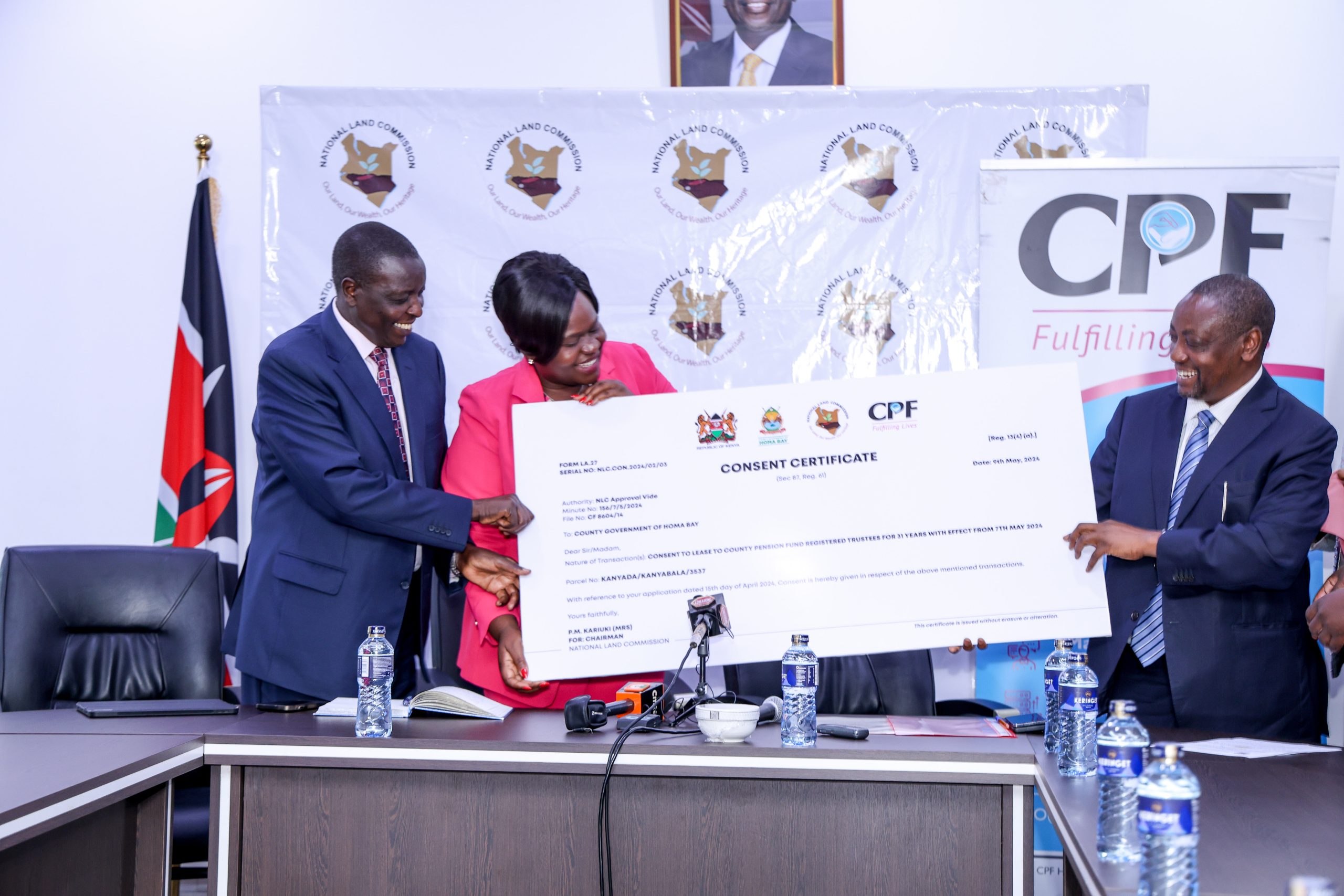 NLC HANDS OVER CONSENT TO LEASE PAVING WAY FOR CONSTRUCTION OF HOMA BAY COUNTY HEADQUARTERS ...